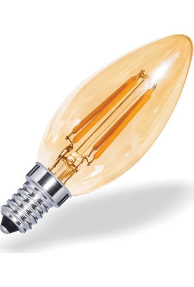 Helios Opto 4W Rustik Mum Günışığı LED Ampül