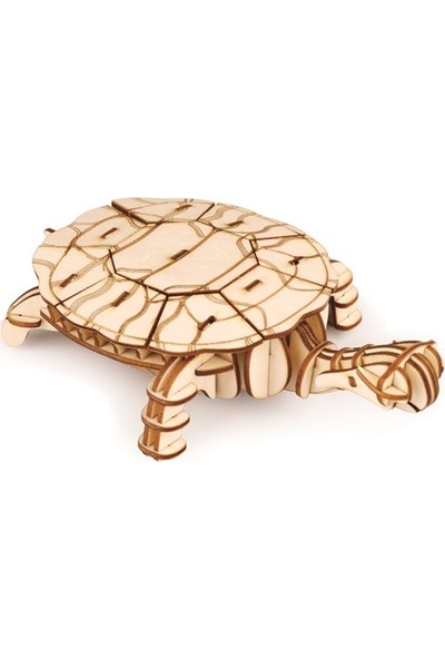 Robotime 3D Puzzle Kaplumbağa Ahşap