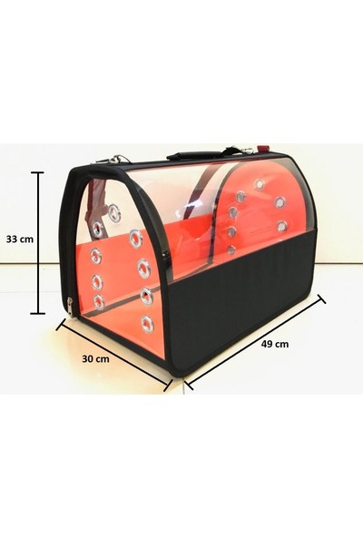 Lavista Şeffaf Jumbo Boy Kedi Köpek Lüks Taşıma Çantası Siyah 49X33X30... Lavista Şeffaf Jumbo Boy Kedi Köpek Lüks Taşıma Çantası Siyah 49X33X30...
