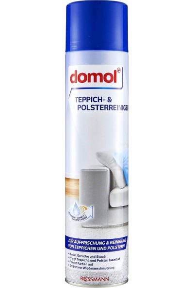 Domol Halı ve Döşeme Temizleyici Köpük 600 ml Domol Halı ve Döşeme Temizleyici Köpük 600 ml