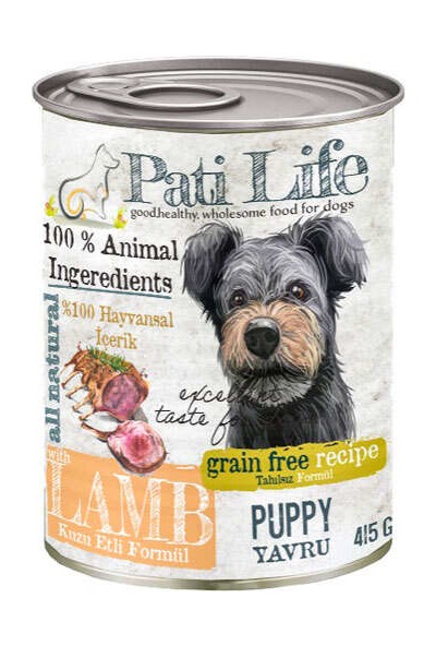 Pati Life Tahılsız Yavru Köpek Konservesi 415 Gr 24'lü