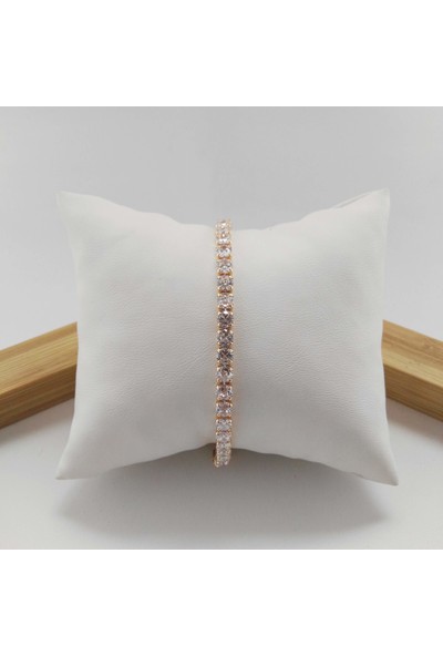 Modamugo Zirkon Taşlı Suyolu Bileklik - Gold