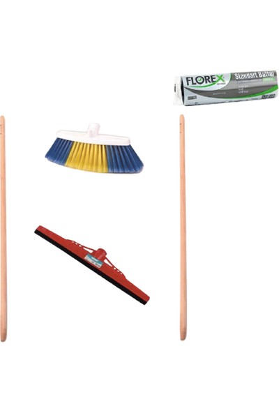 Sos Tedarik Temizlik Seti 2 li Gürgen Sap 1 Fırça 1 Çekpas