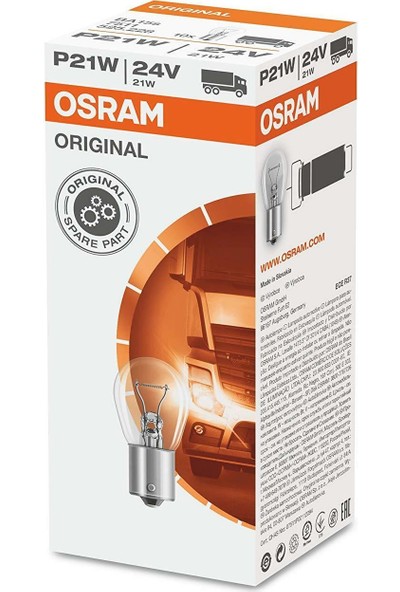 Osram 7511 24 Volt 93 Ampul Tek Duy Park Fren Sinyal Ampulü 10 Ad Osram 7511 24 Volt 93 Ampul Tek Duy Park Fren Sinyal Ampulü 10 Ad