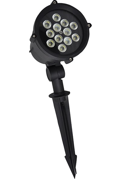 İntraLED Kazıklı Bahçe Armatürü 12 W - Günışığı Led
