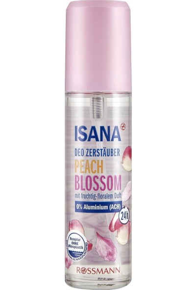 Isana Sprey Deodorant, Şeftali Çiçeği, 75 ml