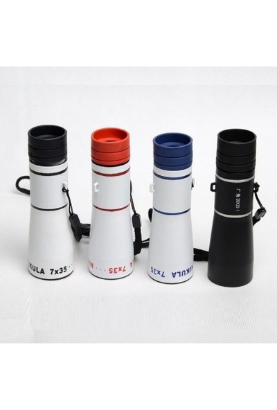 Nikula 7X35 Dürbün Avuç Içi Monoküler Tek Göz Küçük Av Dürbünü