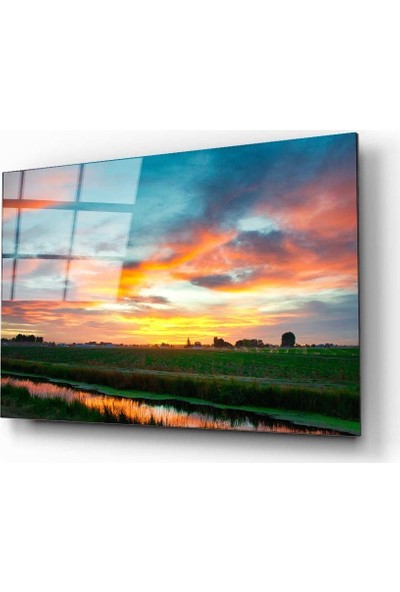 idealizbiz Manzara 3 Cam Tablo