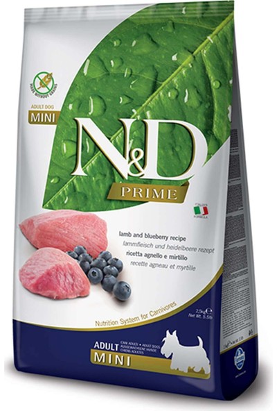 N&d Kuzulu Yaban Mersinli Tahılsız Küçük Irk Yetişkin Köpek Maması 7 kg N&d Kuzulu Yaban Mersinli Tahılsız Küçük Irk Yetişkin Köpek Maması 7 kg