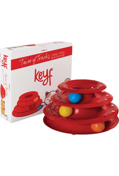 Keyf Tower Of Tracks Keyf Kedi Oyuncağı Keyf Tower Of Tracks Keyf Kedi Oyuncağı