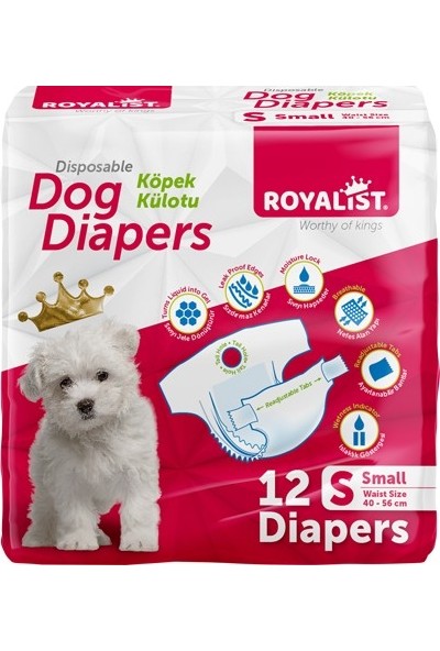 Royalıst Köpek Kilot Bez Small 12 Li