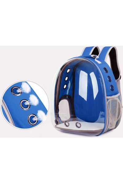 Ankaflex Şeffaf Astronot Kedi Köpek Taşıma Çantası Seyahat Çantası Uzay Kapsülü Sırt Çantası Nefes Alınabilir Tasarım
