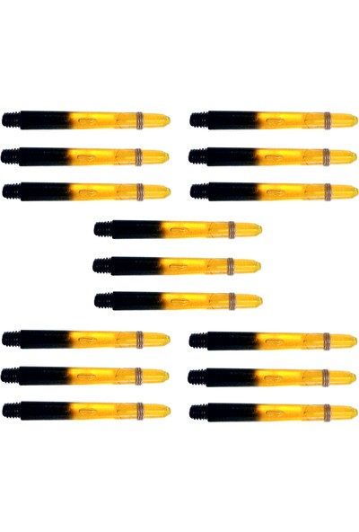 Dartsan 15 Adet (5 Takım) 48MM 2ba Dartsan Dart Şaft-Shaft. Şeffaf Turuncu-Siyah Renk Dartsan 15 Adet (5 Takım) 48MM 2ba Dartsan Dart Şaft-Shaft. Şeffaf Turuncu-Siyah Renk
