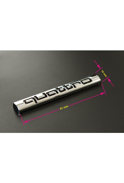 Bimbo Audı 'quattro' Yazı-Logo 4B0853737D 2zz