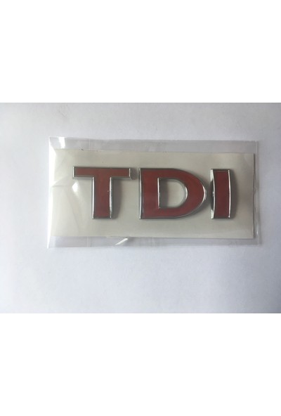 Bimbo Volkswagen Tdi Bagaj Yazısı Komple Kırmızı 1J0853675AC Bimbo Volkswagen Tdi Bagaj Yazısı Komple Kırmızı 1J0853675AC
