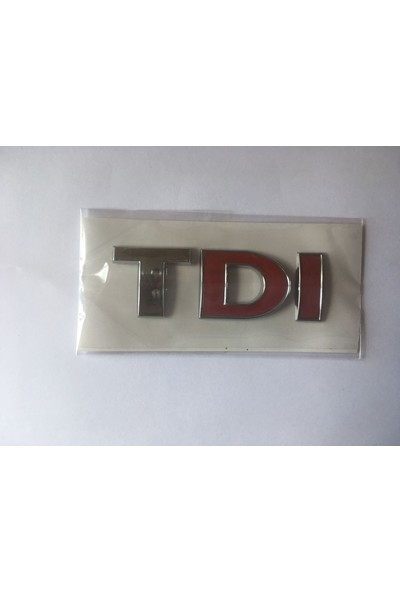 Bimbo Volkswagen Tdi Bagaj Yazısı Çift Kırmızı 3B0853675AC