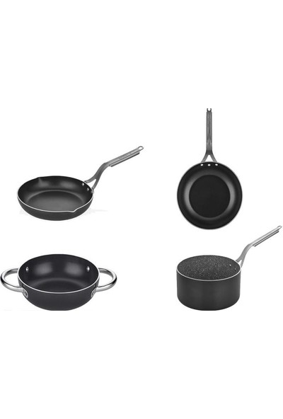 Altınbaşak Dörtlü Tava Seti - Omlet, Sote, Yağ Tavası Ve Kaçerola