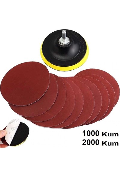 Depolife 115 mm Cırt Taban Zımpara Takımı 20'li