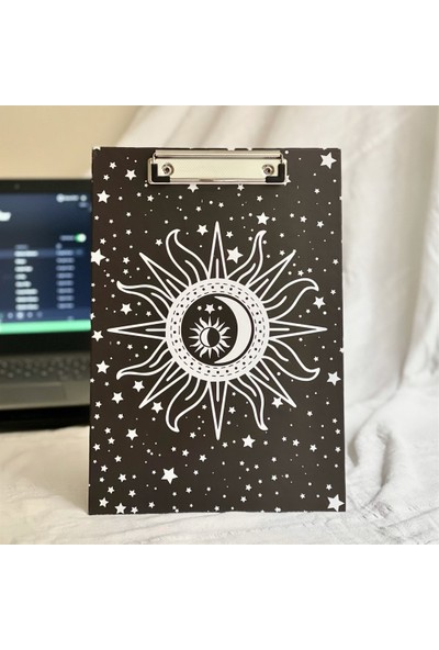 Sobremesa Tarot Tasarım Metal Aparatlı Sekreterlik Siyah