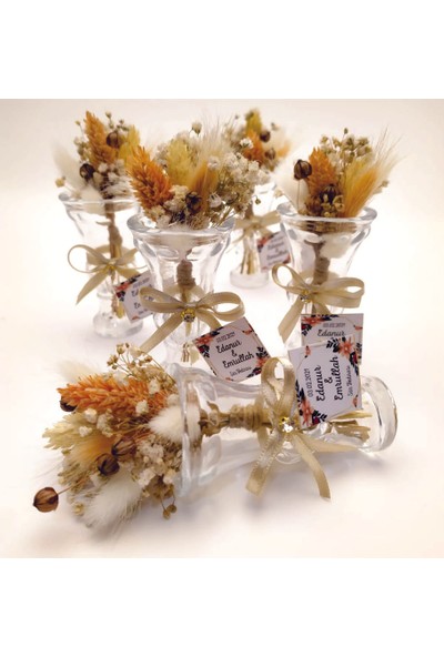 Naciden 30'lu Söz Nişan Nikah Için Mini Vazo Çiçek