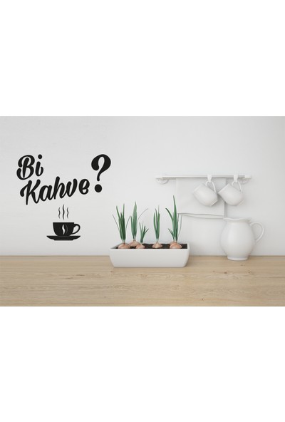 3M Bi Kahve Dekoratif Duvar Yazısı