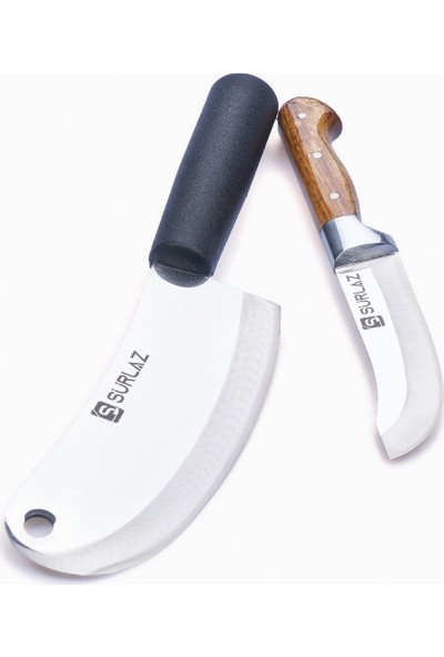 SürLaz Elit Satır Zırh Bıçak Seti Mutfak Bıçak Seti 2 Parça SürLaz Elit Satır Zırh Bıçak Seti Mutfak Bıçak Seti 2 Parça