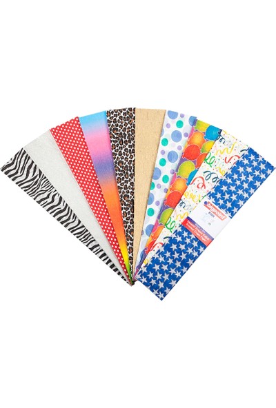 Bigpoint Desenli Krapon Kağıdı 10'Lu Karışık (711)
