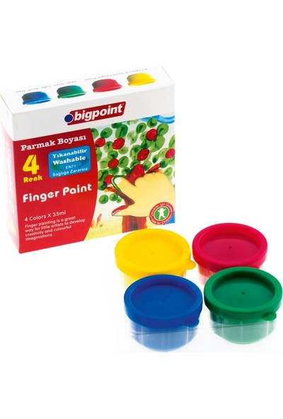 Bigpoint Parmak Boyası 4'Lu 30 Ml