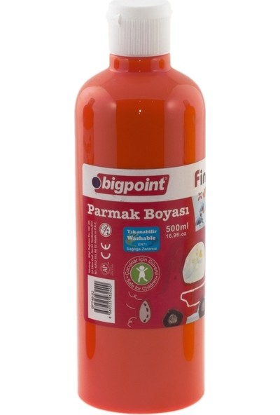 Bigpoint Parmak Boyası 500 Ml Turuncu