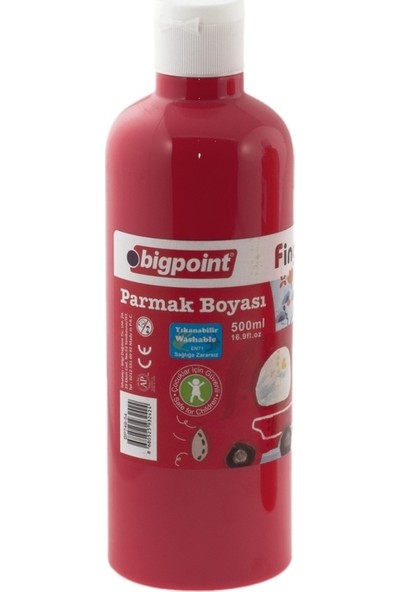 Bigpoint Parmak Boyası 500 Ml Kırmızı
