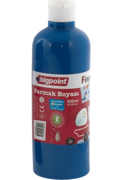 Bigpoint Parmak Boyası 500 Ml Mavi