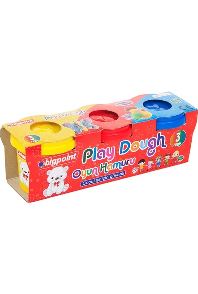 Bigpoint Oyun Hamuru 3'Lü Set