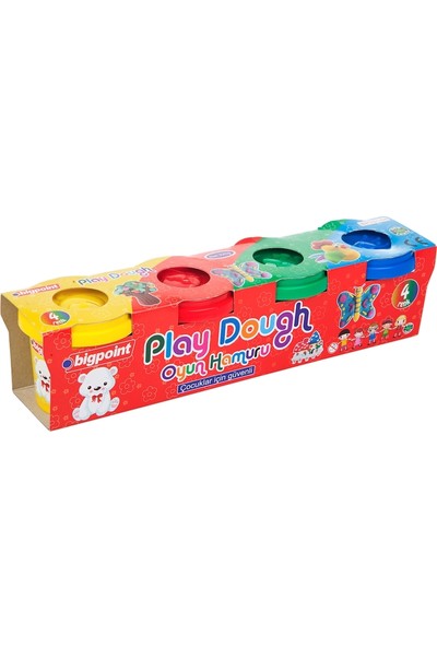 Bigpoint Oyun Hamuru 4'Lü Set