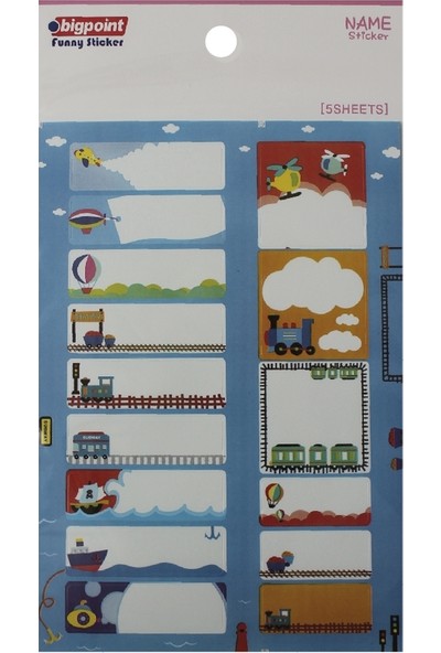 Bigpoint 850 Sticker School Ulaşım 5 Yp. Bp85093 Bigpoint 850 Sticker School Ulaşım 5 Yp. Bp85093