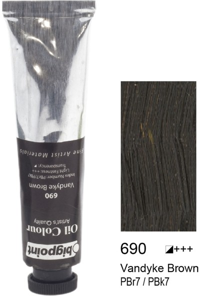Bigpoint Yaglı Boya 45 Ml Vandyke Brown 690
