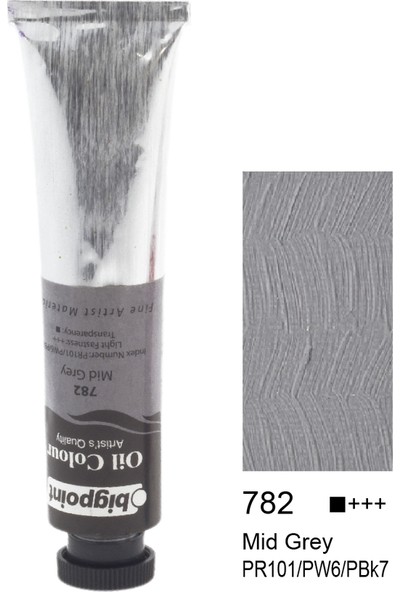 Bigpoint Yaglı Boya 45 Ml Mid Grey 782