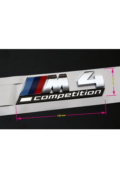 Bimbo Bmw M4 Competıtıon Yazı Krom Bimbo Bmw M4 Competıtıon Yazı Krom