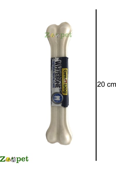 Gimdog Mordimi Press Beyaz Kemik Köpek Ödülü 150 gr - 20 cm Gimdog Mordimi Press Beyaz Kemik Köpek Ödülü 150 gr - 20 cm