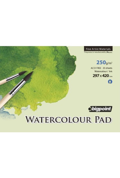 Bigpoint Bpp303 Water Colour Pad 250Gr 25 Yp A3 Bpp303