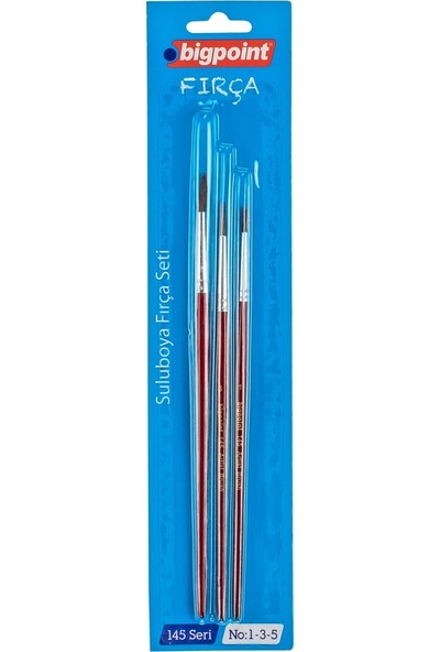 Bigpoint Bpfs145-01 No: 1-3-5 3Lu Yuvarlak Fırca Setı Bigpoint Bpfs145-01 No: 1-3-5 3Lu Yuvarlak Fırca Setı