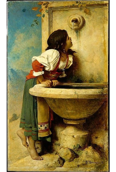 Marcel Sanat Leon Bonnat Çeşmeden Su Içen Kız Klasik Seri Marcel Sanat Elmas Mozaik Puzzle Tablo 40 x 65 cm Marcel Sanat Leon Bonnat Çeşmeden Su Içen Kız Klasik Seri Marcel Sanat Elmas Mozaik Puzzle Tablo 40 x 65 cm