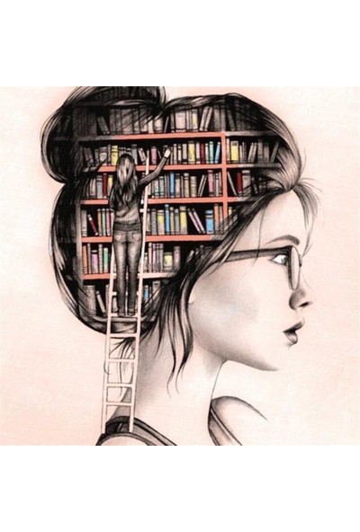 Marcel Sanat Içimdeki Kitaplık Marcel Sanat Serisi 50 x 50 cm Marcel Sanat Içimdeki Kitaplık Marcel Sanat Serisi 50 x 50 cm