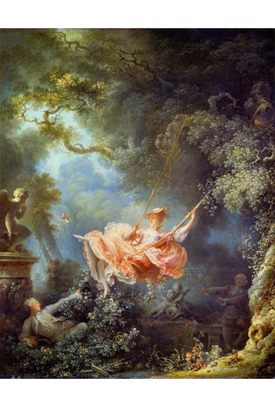 Marcel Sanat Salıncak, Jean Honore Fragonard, 1767 Elmas Mozaik Tablo 48 x 61 cm Marcel Sanat Salıncak, Jean Honore Fragonard, 1767 Elmas Mozaik Tablo 48 x 61 cm