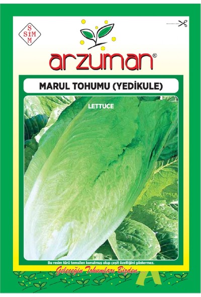Arzuman Yedikule Marul Tohumu (10 Gr)Göbekli Marul