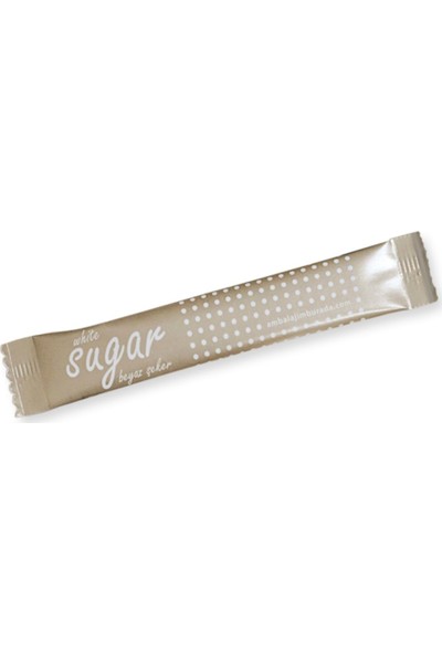 Ambalaj Pazarı Stick Beyaz Şeker 3gr - 1000'LI Ambalaj Pazarı Stick Beyaz Şeker 3gr - 1000'LI