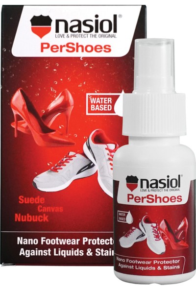 Nasiol Sıvı ve Lekelere Karşı Nano Ayakkabı Koruma, Ayakkabı Koruyucu Sprey N1007 Nasiol Sıvı ve Lekelere Karşı Nano Ayakkabı Koruma, Ayakkabı Koruyucu Sprey N1007
