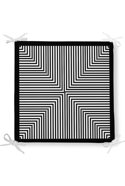 RealHomes Özel Tasarım Dijital Baskılı Modern Yastık Fermuarlı Sandalye Minderi