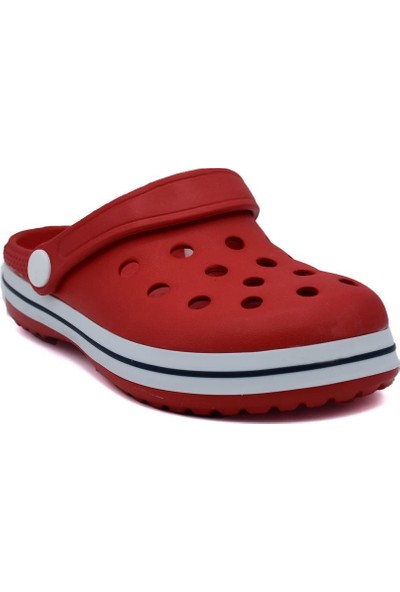 Akınalbella Erkek Çocuk Mavi&kırmızı Deniz Havuz Terliği Sandalet