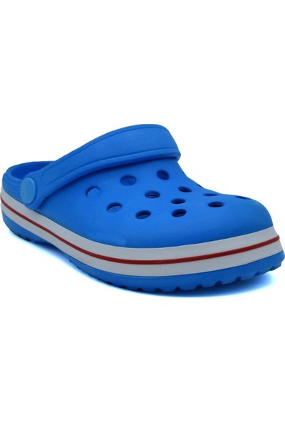 Akınalbella Erkek Çocuk Mavi&kırmızı Deniz Havuz Terliği Sandalet