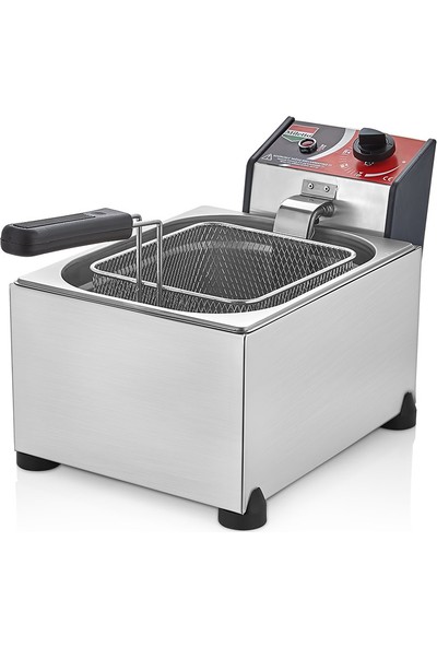 Miletto Mf5 5 Lt Elektrikli Sanayi Tipi Paslanmaz Çelik Fritöz -